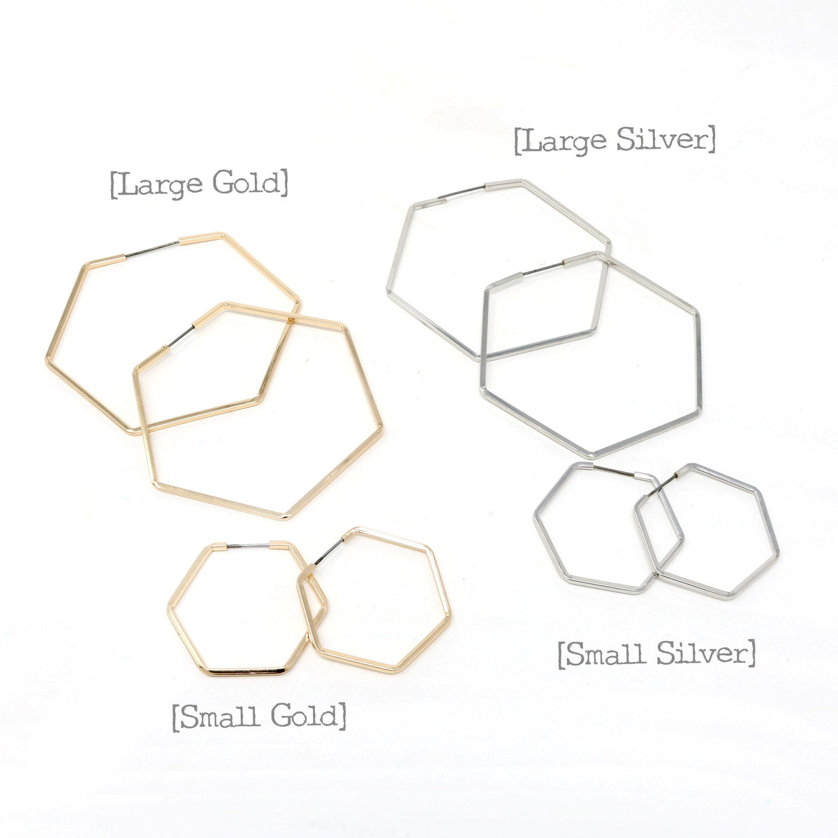 Lightweight Hexagon Hoops – Bauble Sky