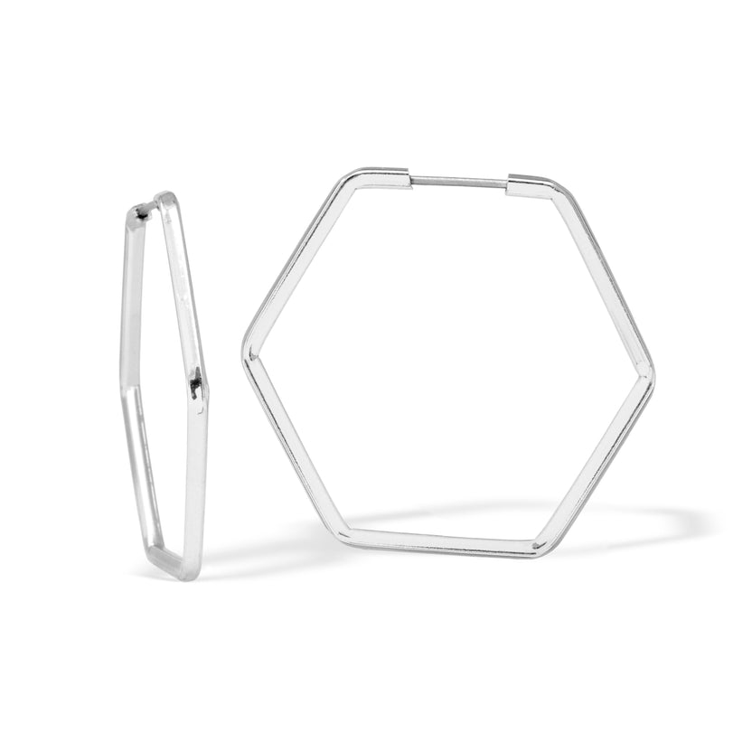 Lightweight Hexagon Hoops – Bauble Sky