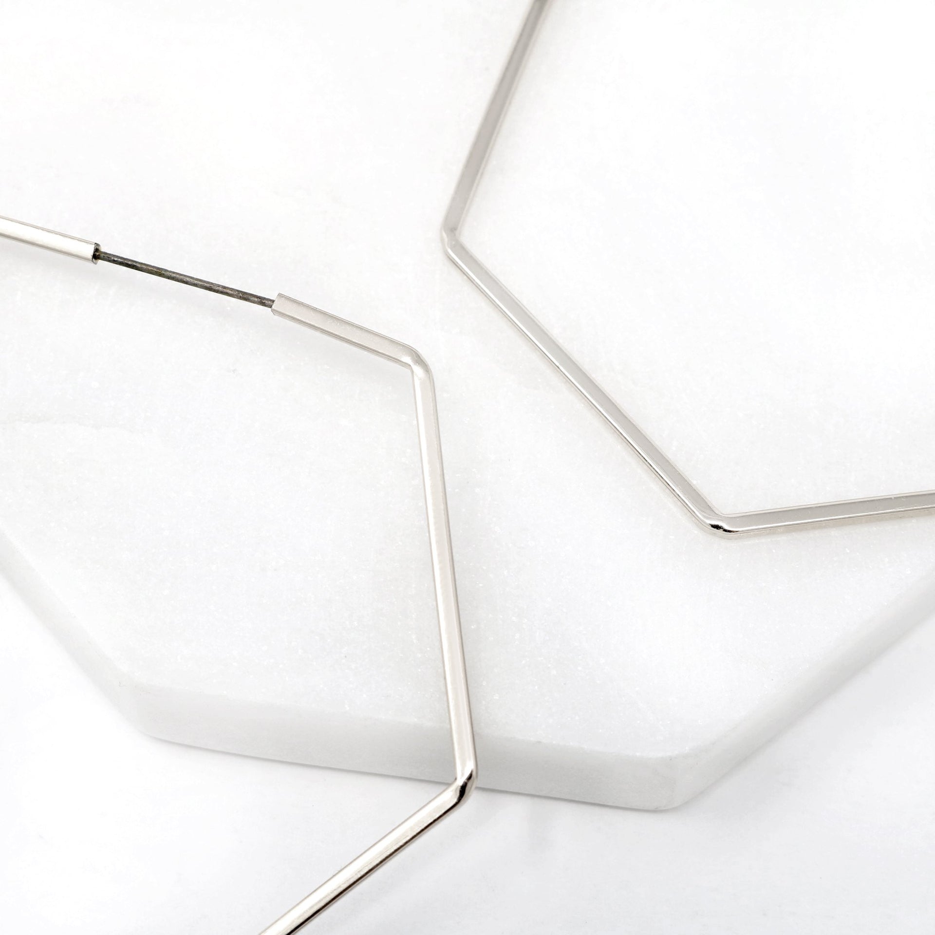 Lightweight Hexagon Hoops – Bauble Sky